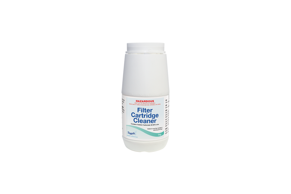 Poppits filter cartridge cleaner - Waterco