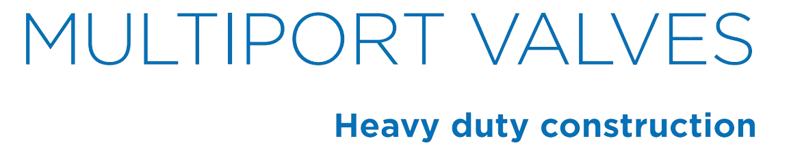 Multiport valves - Waterco