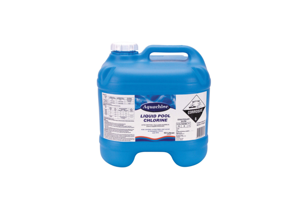 Aquachlor liquid chlorine - Waterco