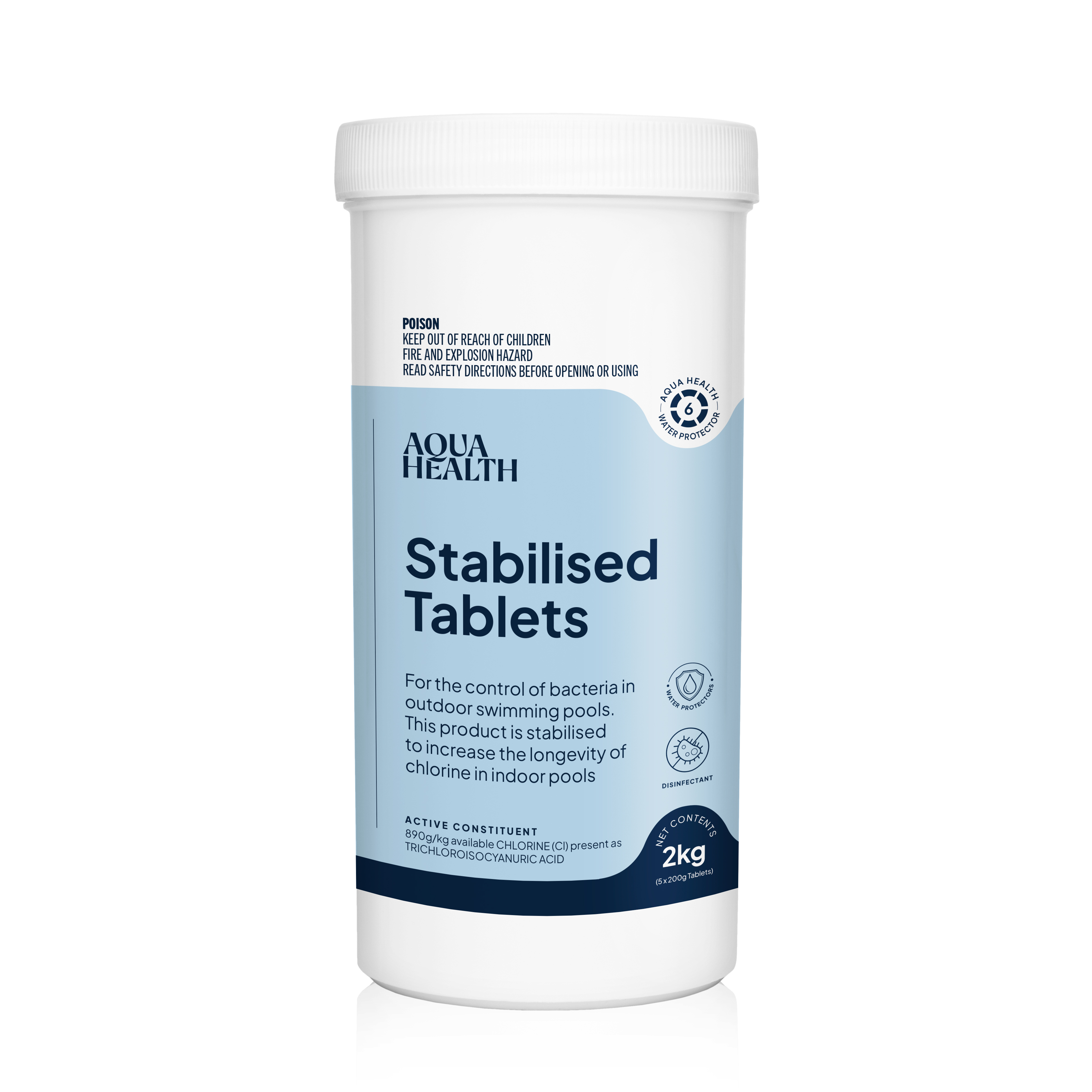 Aqua~Health stabilised tablets - Waterco