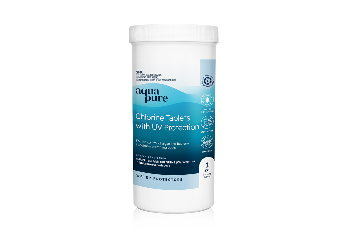 AquaPure stabilised chlorine tablets - Waterco