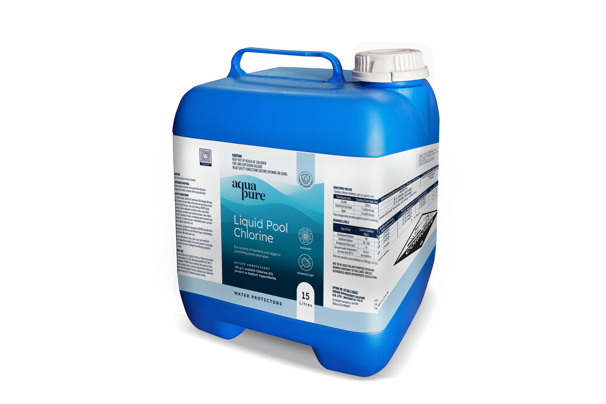 AquaPure liquid pool chlorine - Waterco
