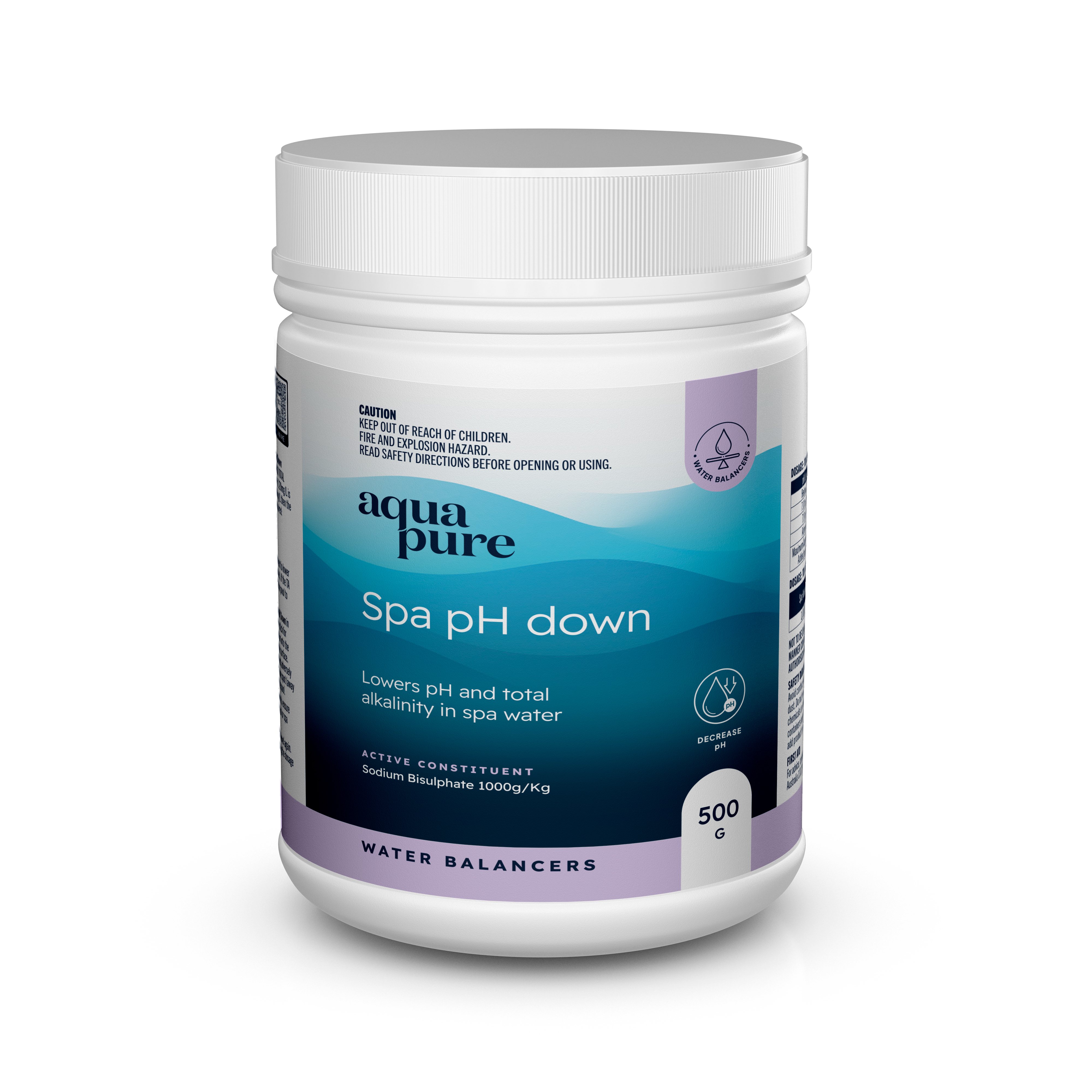 AquaPure spa water pH down - Waterco
