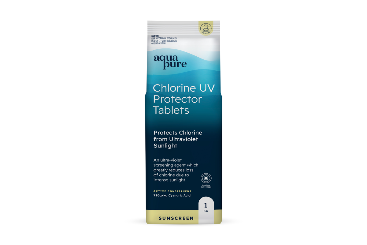 AquaPure chlorine UV protector - tablets - Waterco