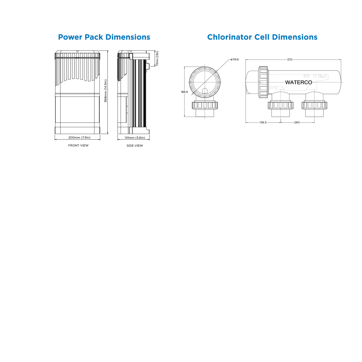 Digichlor Mineral Chlorinator - Waterco