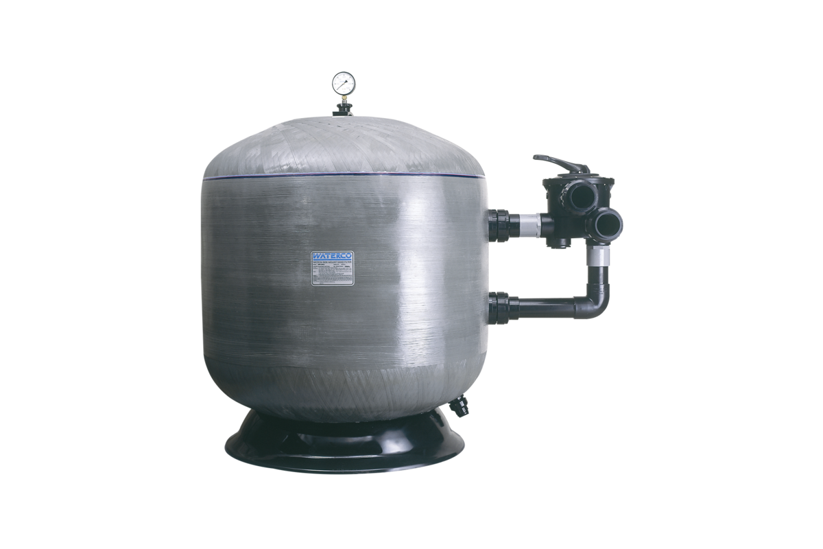 Micron side mount media filter - Waterco